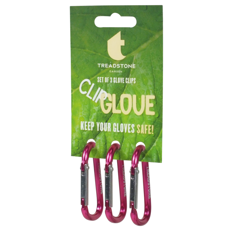 Set of 3 Glove Clips - Pink