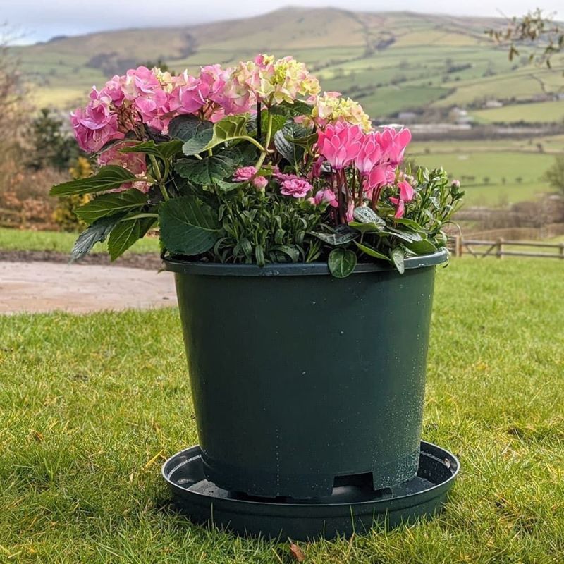 Twist 'N' Lock Grow Pot - Large 15 litre Container Pot with Saucer ...