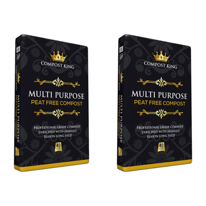 TWIN PACK: Compost King - PEAT FREE Multi-purpose Compost - 2 x 40 ...