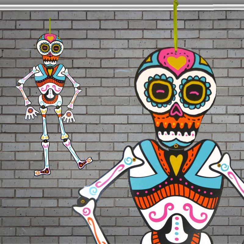 Halloween Decor - Day of The Dead Skeleton