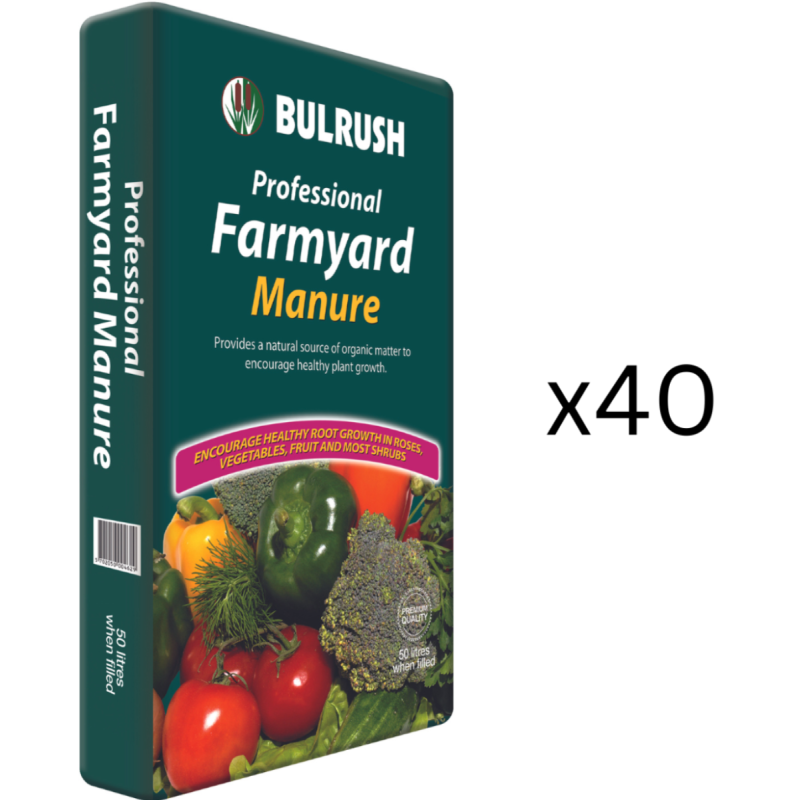 Farmyard Manure - 50 Litre Bag x 40