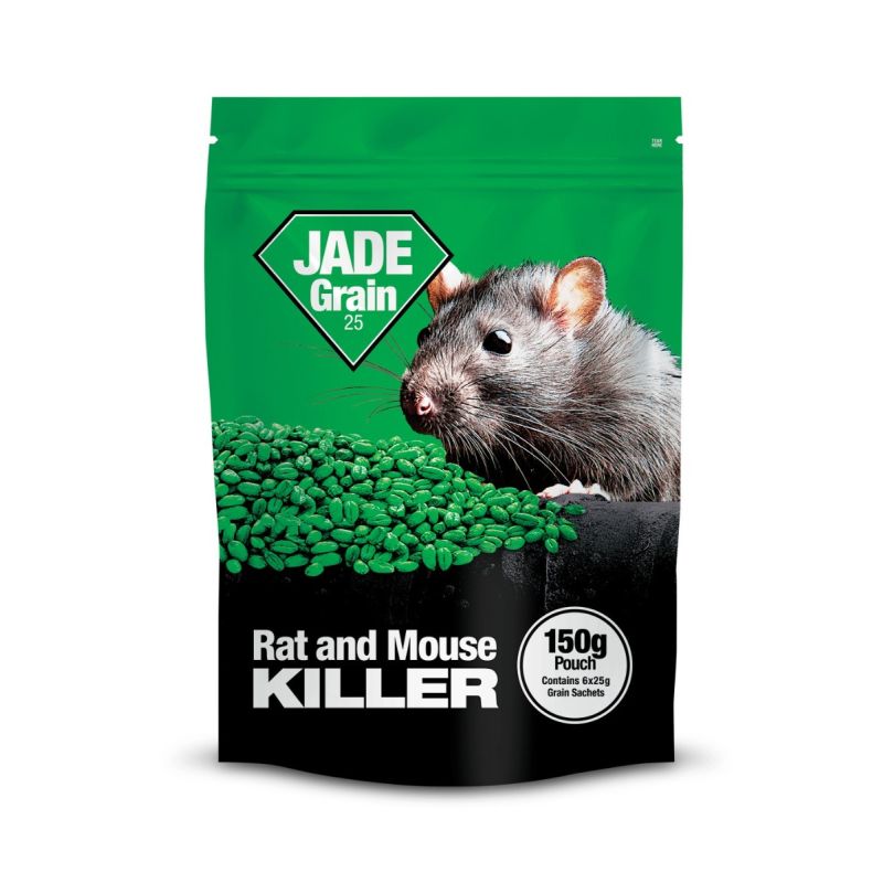 Jade Grain 25 Pouch - Rodent Trap Bait- 150g