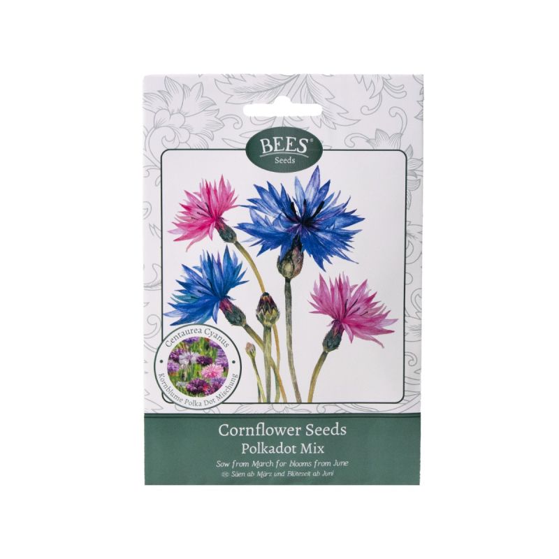 Polkadot Mix - Cornflower Seed Packet