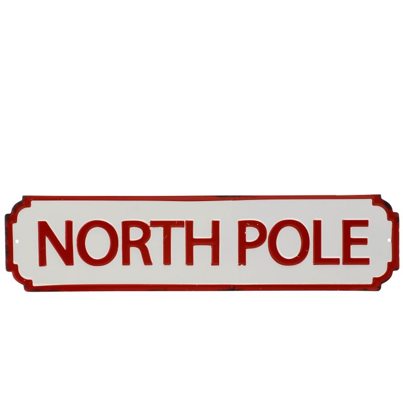 North Pole sign - Christmas Home Decor