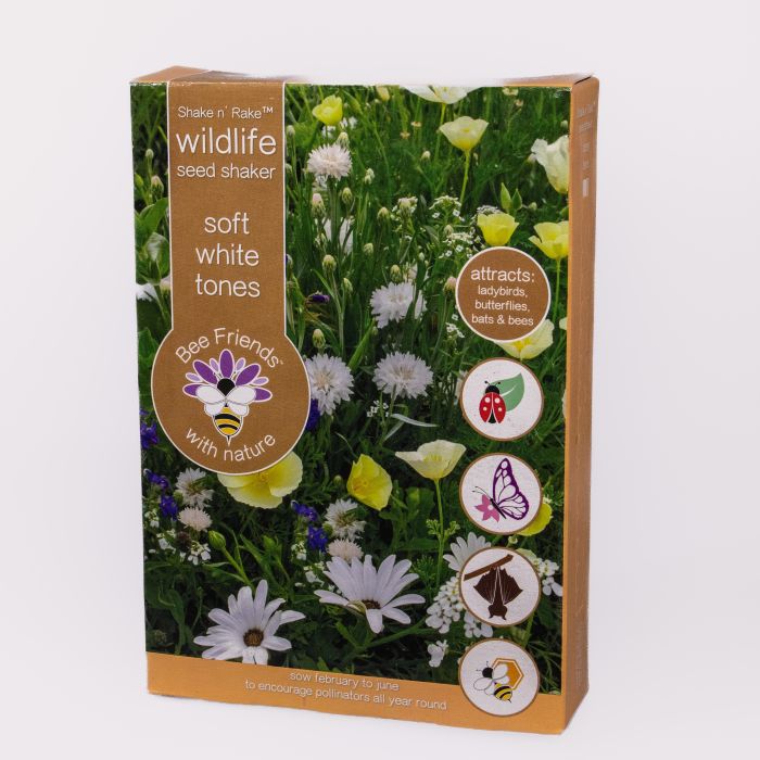 Wildlife Seed Shaker - Soft White Tones - Perfect Gift!