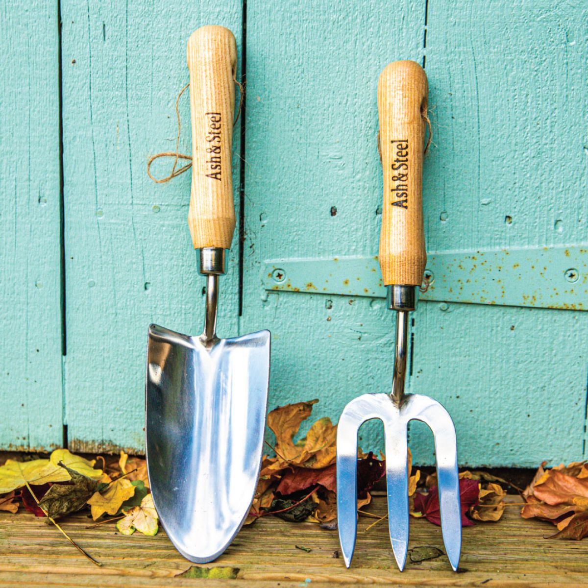 Ash Steel 7 piece Heavy Duty Stainless Steel Garden Tool Set Essential Garden Tools Bundle