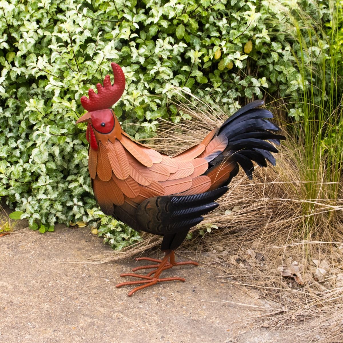 Metal Ornamental Garden Rooster