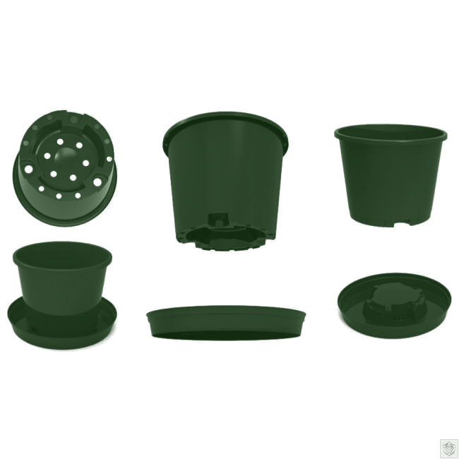 Twist 'N' Lock Grow Pot - Large 15 litre Container Pot with Saucer ...