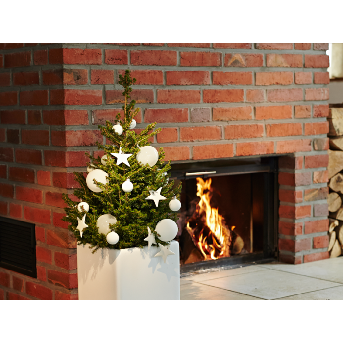 Fresh 'Little Santa' Christmas Tree - 100cm Potted Spruce