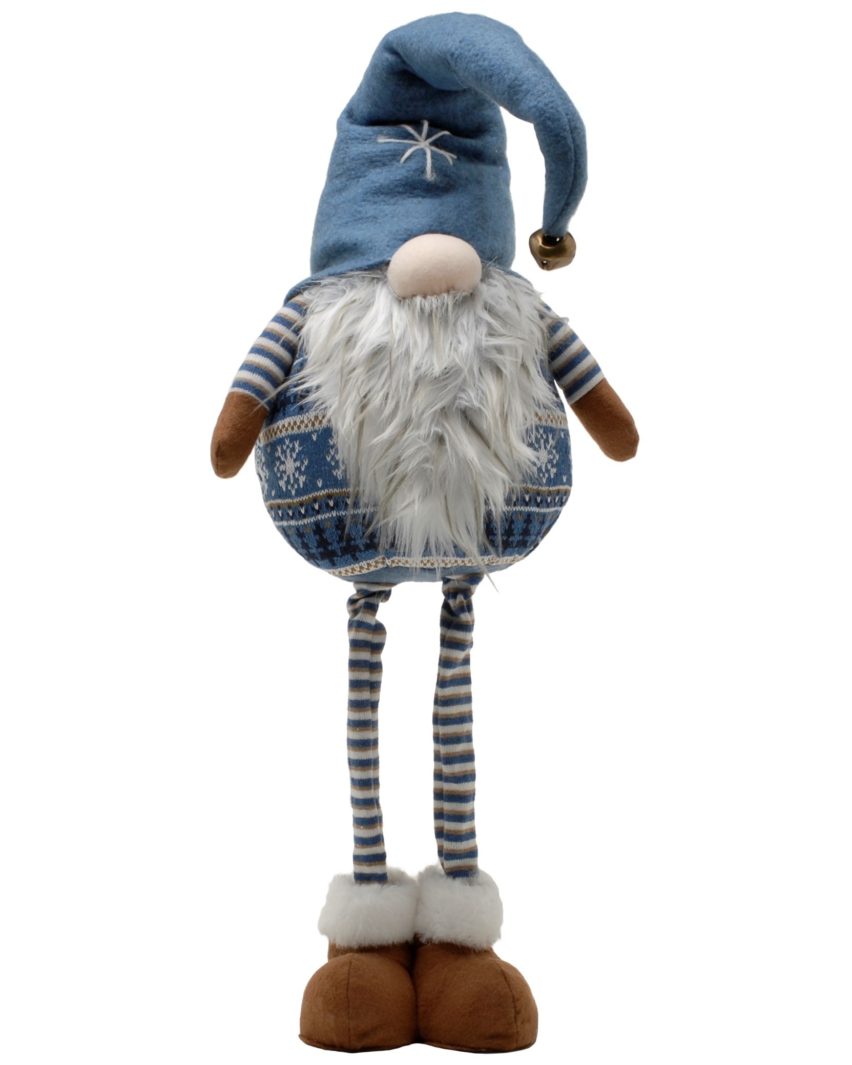 Christmas Home Decor - Nordic Blue Standing Gonk