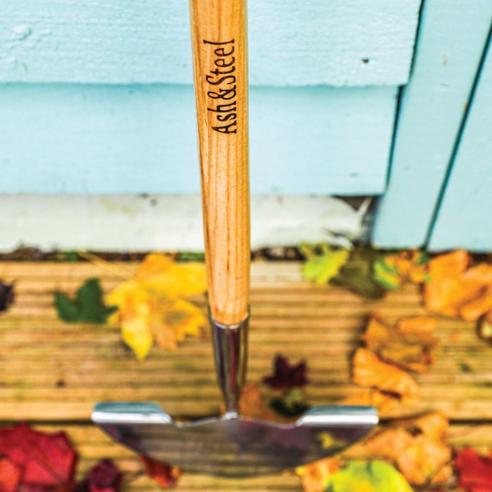 Ash & Steel : Heavy Duty Stainless Steel Long Handled Half Moon Lawn ...