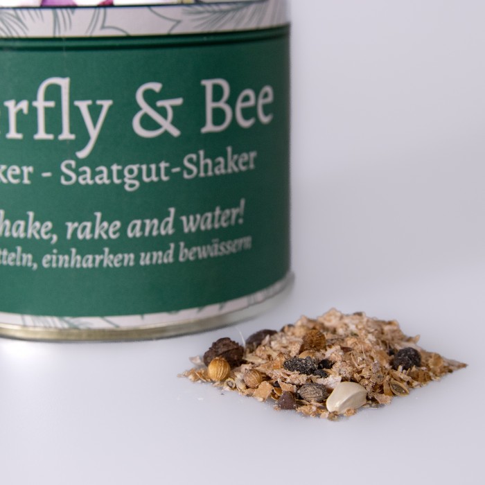 Wildlife Seed Shaker tube - Butterfly & Bee - Perfect Gift!