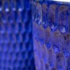 Large Vertical Wave Planter in Blue