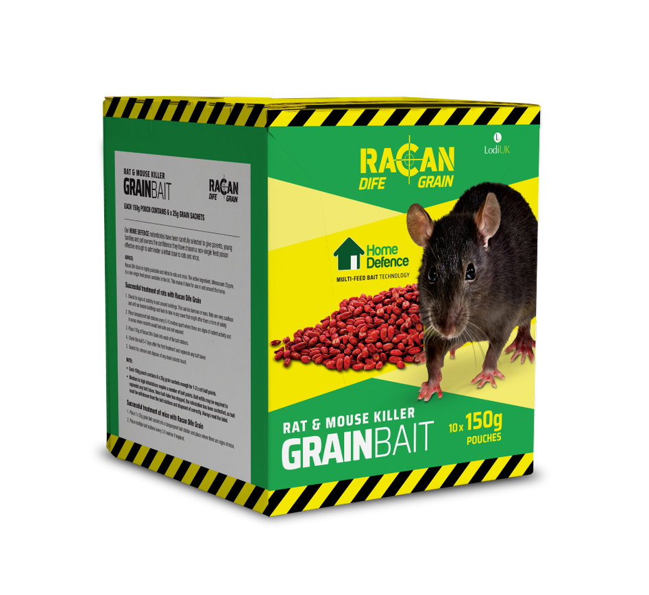 Racan Rat & Mouse Killer Dife Grain - 150g pouch
