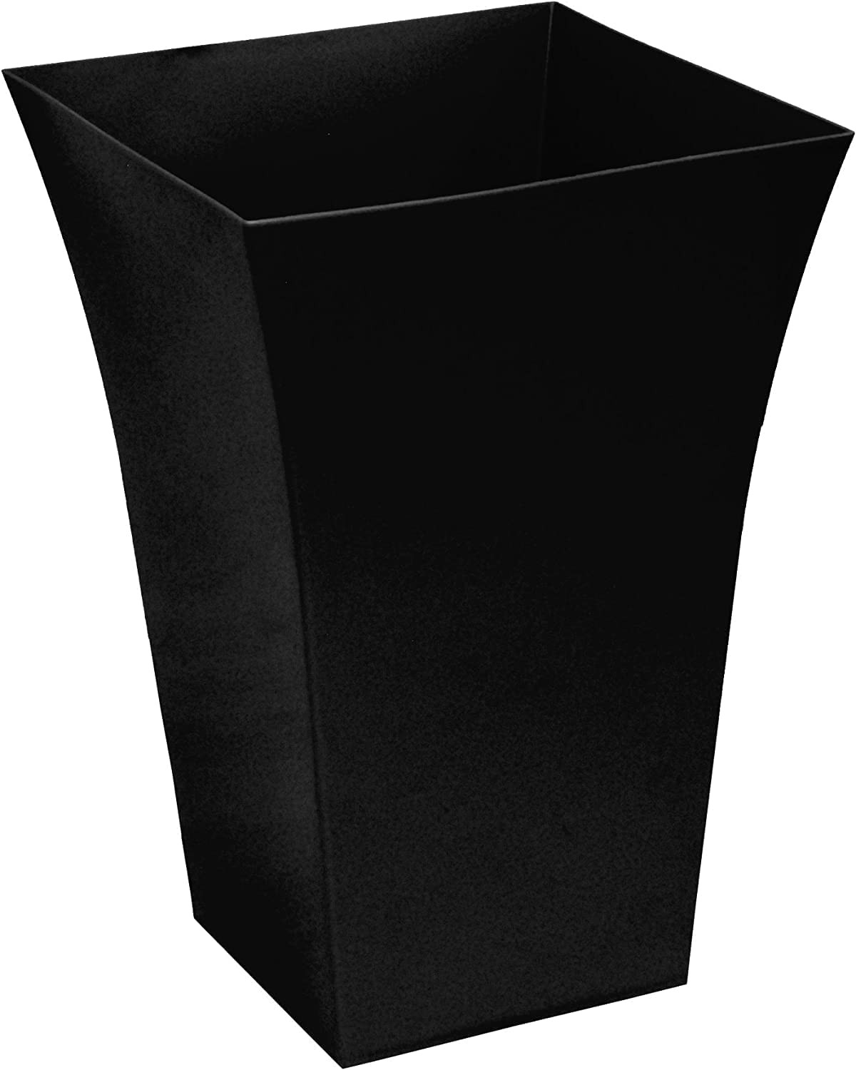 Planter - Large High Fluted Black Milano
