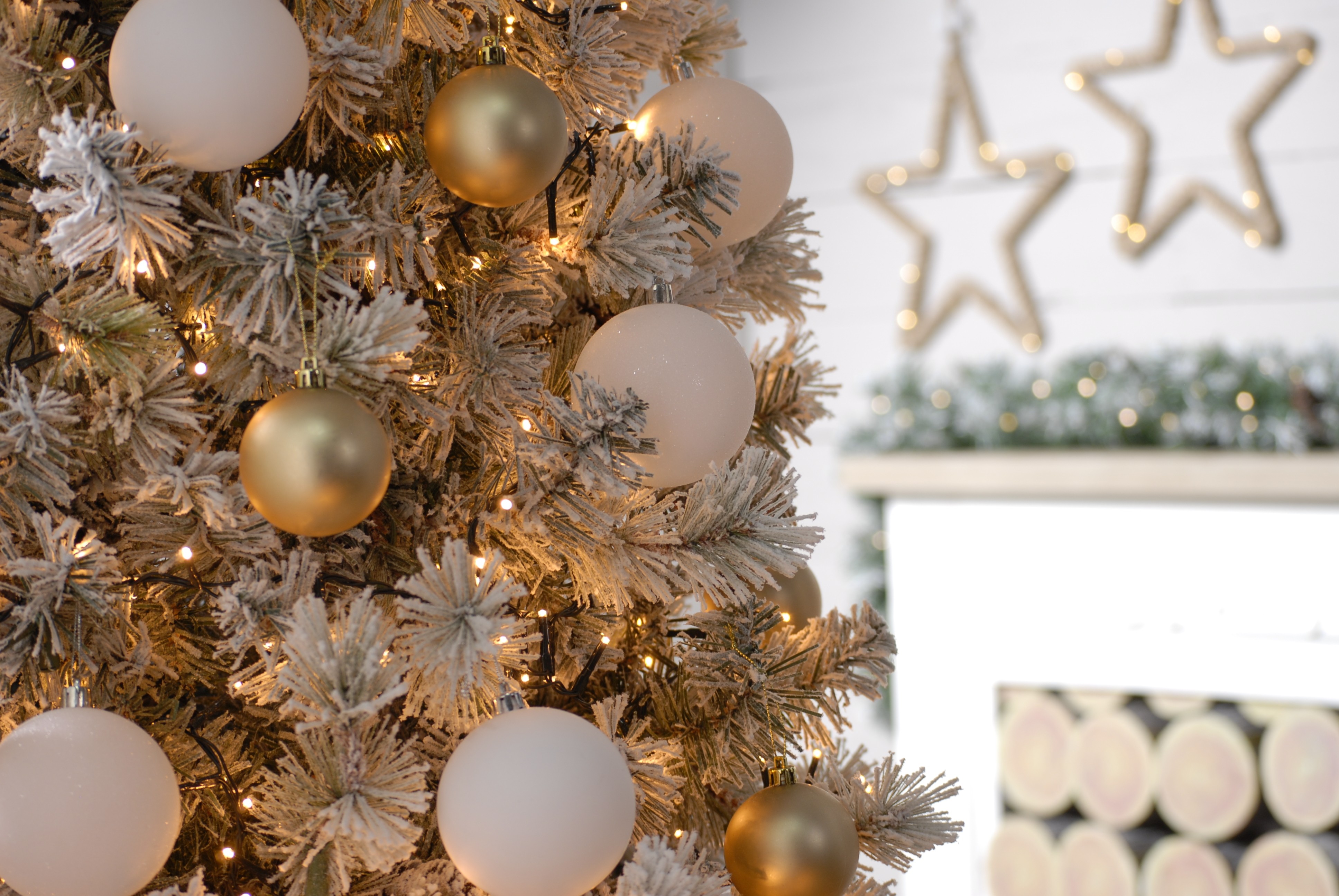 Christmas Tree String Lights - 520 Warm White Fairy Lights