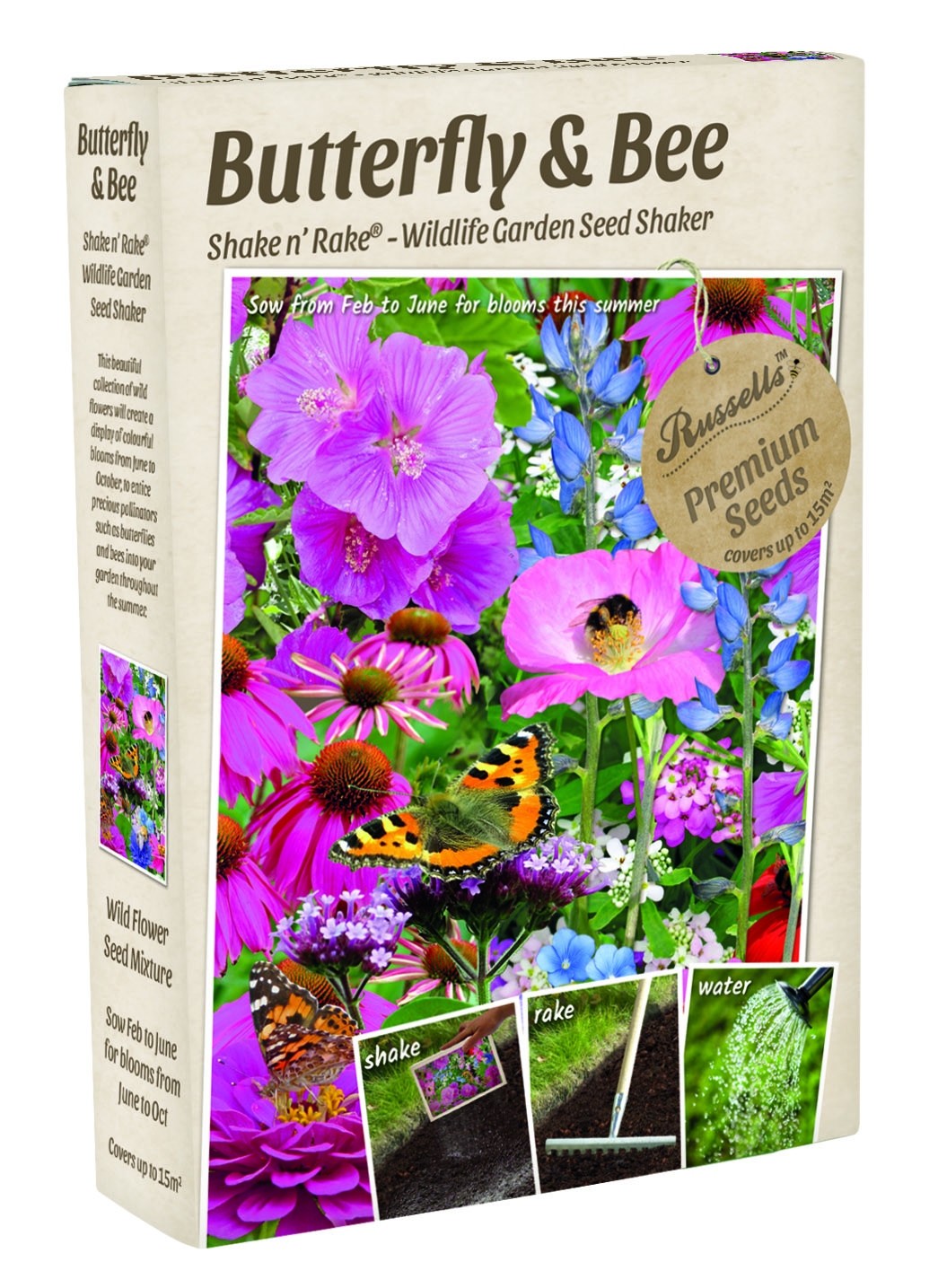 WINTER SALE - Wildlife Seed Shaker - Shake n Rake Butterfly & Bee ...