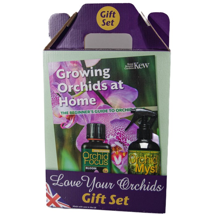 Love Your Orchid Gift Set - Orchid Book, Fertiliser & Plant Myst