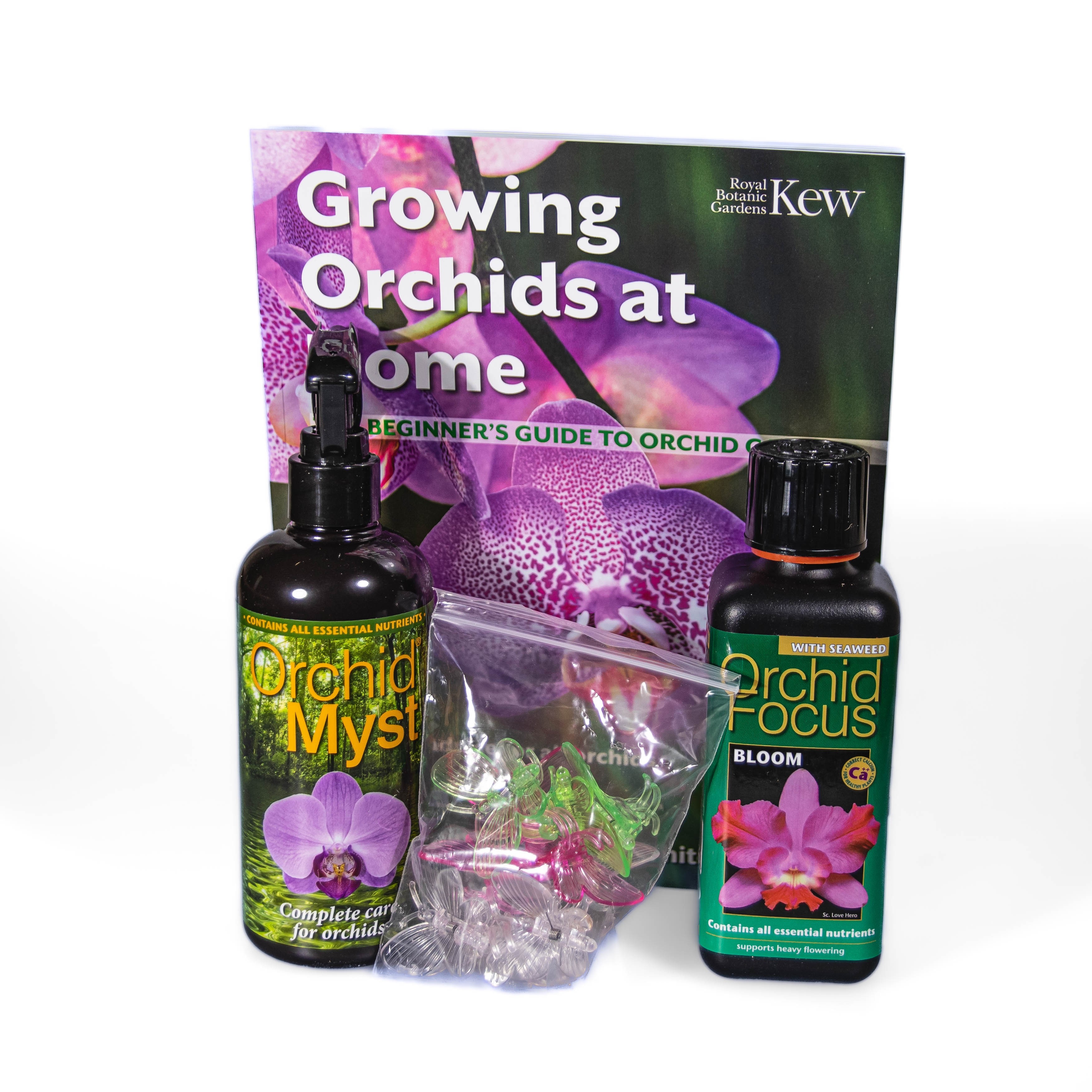 Love Your Orchid Gift Set - Orchid Book, Fertiliser & Plant Myst